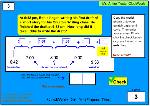 Mr. Anker Tests ClockWork Activities