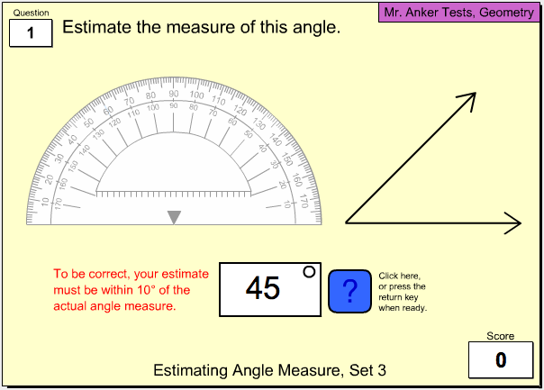 Mr. Anker Tests Geometry By Grade Level