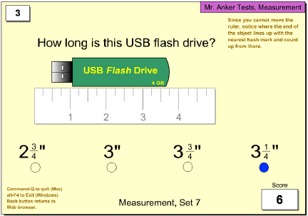 Mr. Anker Tests Measurement Practice